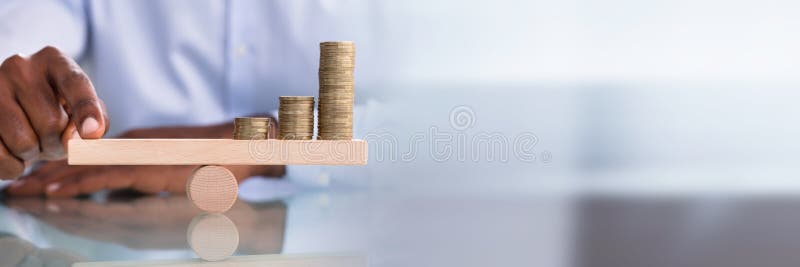 Financial Leverage and Wealth Balance during Stock Image - Image of ...