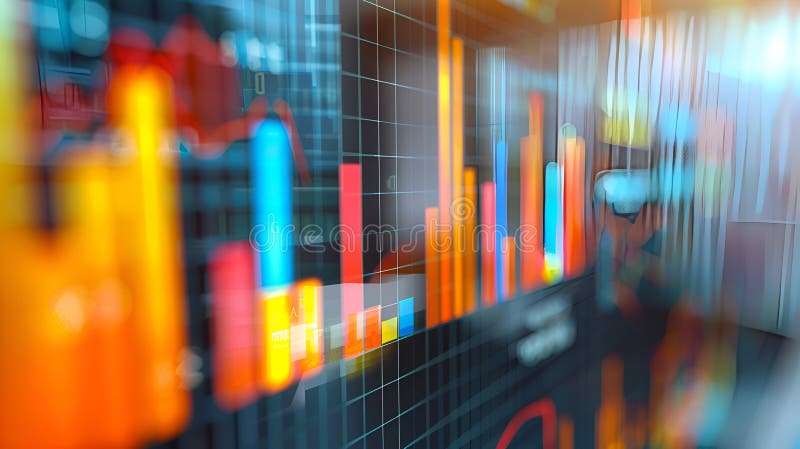 Background for Data Analysis in Vector Illustration Style Stock ...