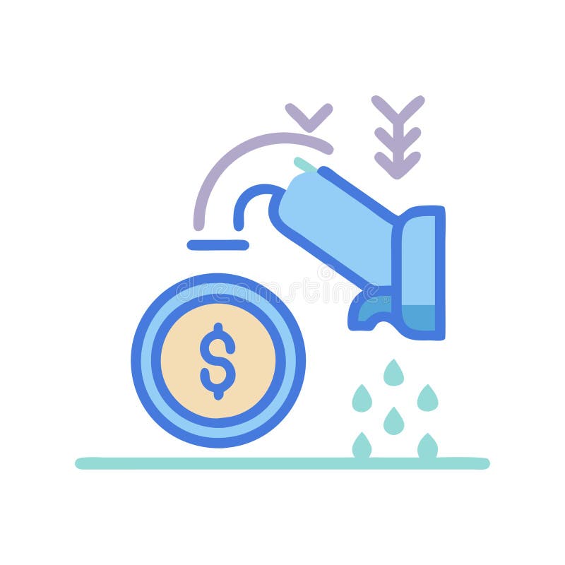 Financial Liquidity Icon for Analysis Stock Vector - Illustration of ...