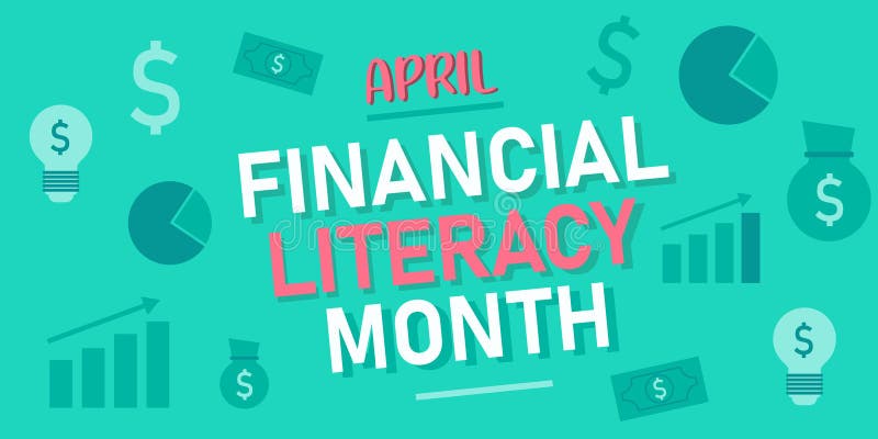 National Financial Literacy Month. April. Vector Illustration Banner ...