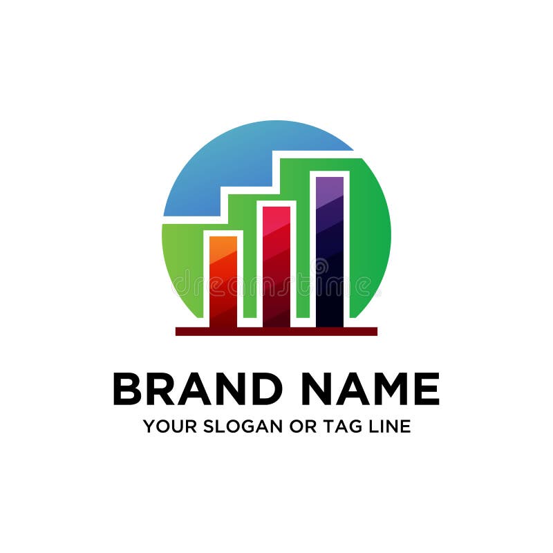 Financial logo stock vector. Illustration of brand, logotype - 162118469