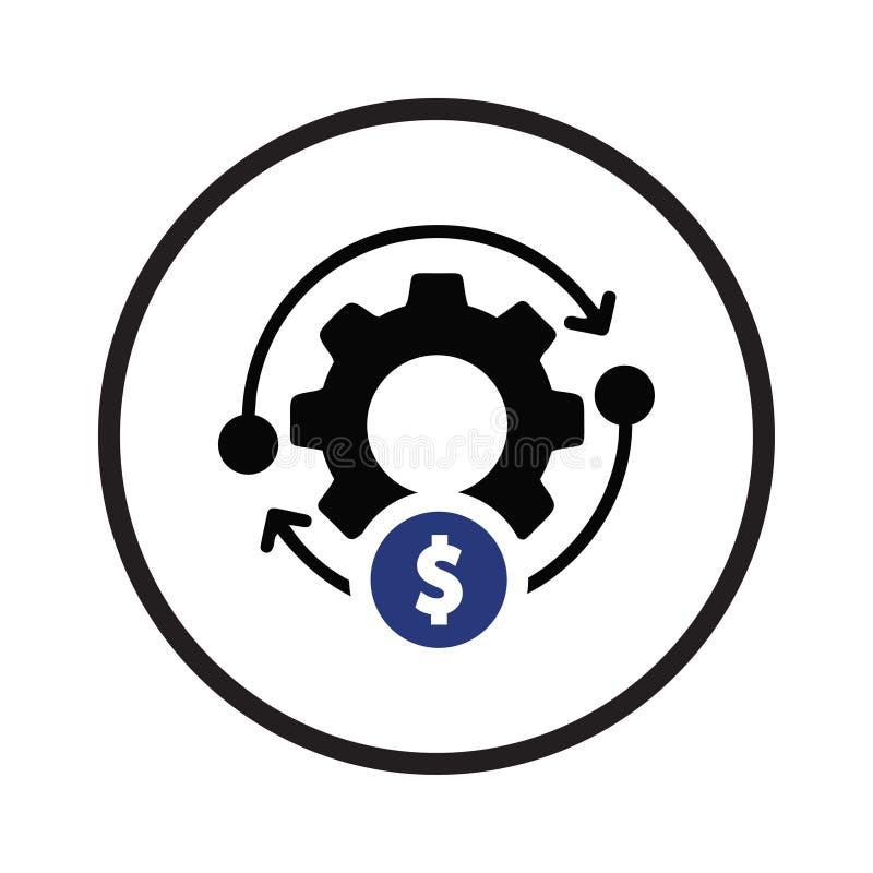 Financial management icon stock vector. Illustration of arrow - 257337309