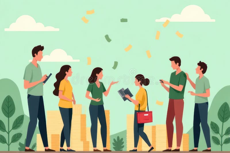 Financial Management Tips for Maximizing Saving Stock Illustration ...