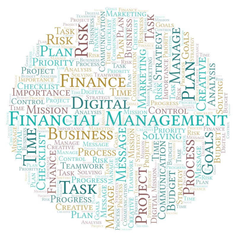 Financial Management Word Cloud, Made with Text only. Stock ... Financial Management Word Cloud, Made with Text only. Stock ...