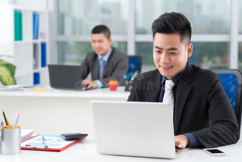 Financial manager stock photo. Image of people, internet - 47070534