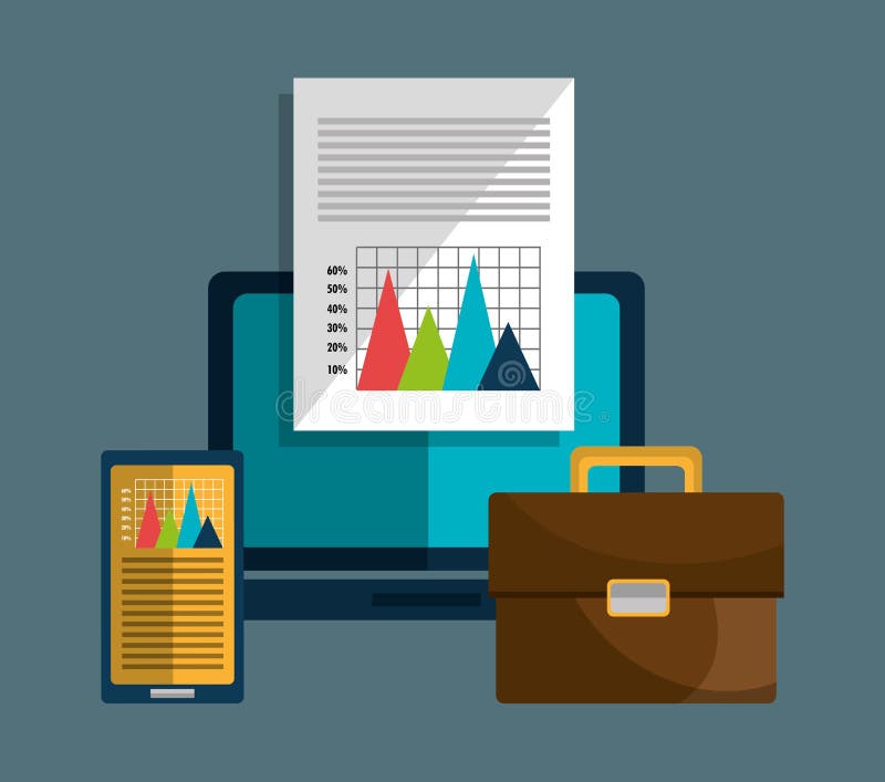 Financial market graphic stock vector. Illustration of statistics ...