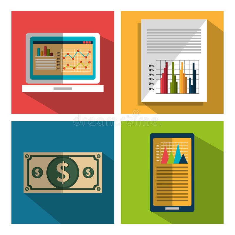 Financial market graphic stock vector. Illustration of marketing - 63235532