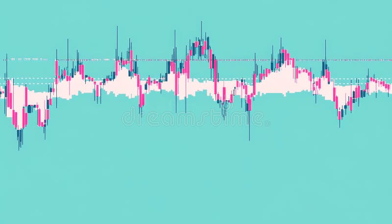 Financial Market Uptrend Chart. a Minimalist Cyan Background Features a ... Financial Market Uptrend Chart. a Minimalist Cyan Background Features a ...