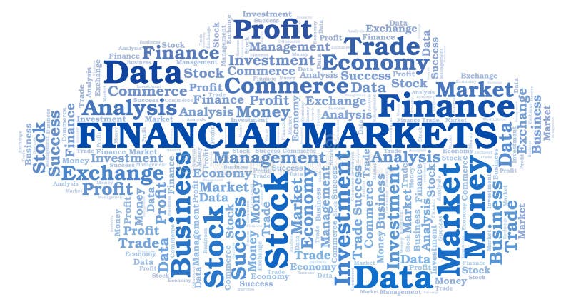 Financial Markets Word Cloud, Wordcloud Made with Text only Stock ...