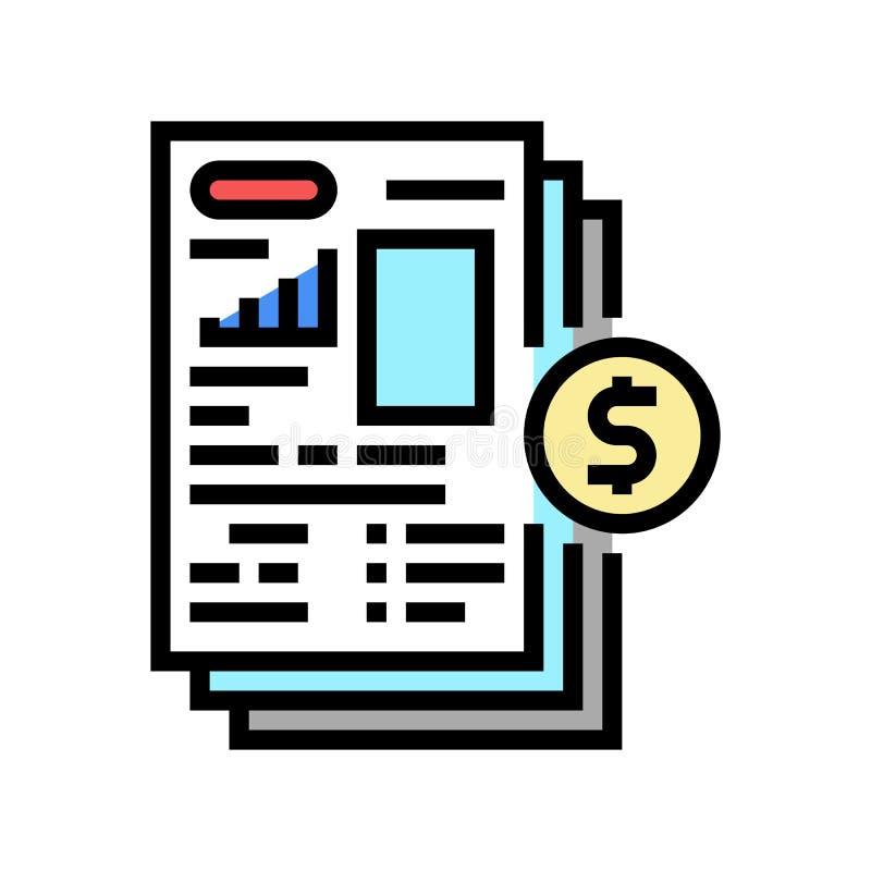 Financial Modeling Color Icon Vector Illustration Stock Vector ... Financial Modeling Color Icon Vector Illustration Stock Vector ...
