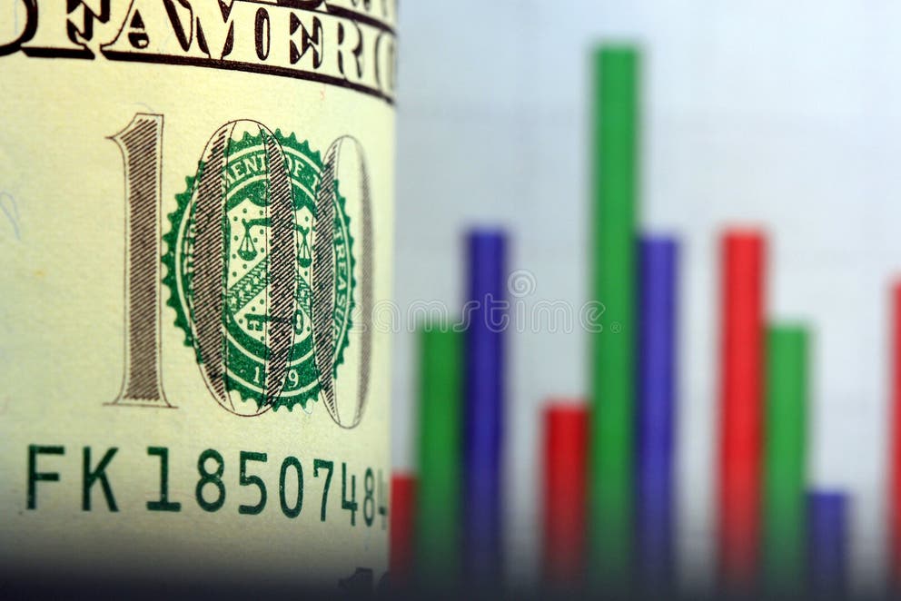 Financial Money Growth stock image. Image of green, chart - 23678861