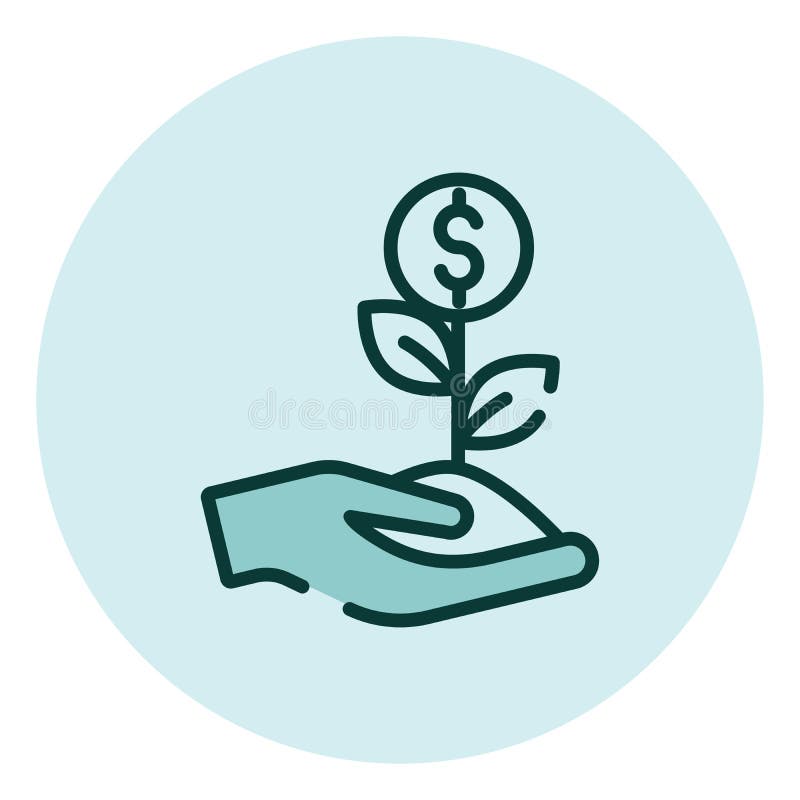 Financial Money System, Icon Stock Vector - Illustration of market ...