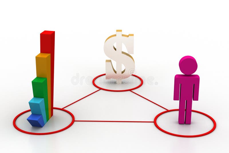 Financial network stock illustration. Illustration of chart - 69444512