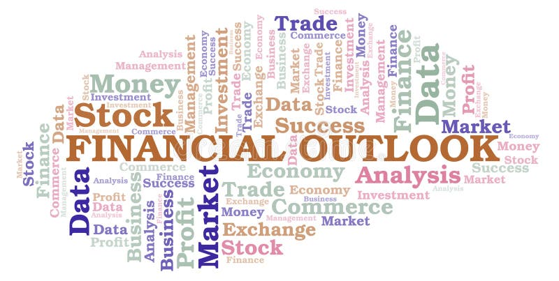 Financial Outlook stock illustration. Illustration of diagram - 42477180