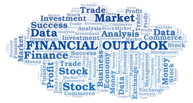 Financial Outlook stock illustration. Illustration of business - 42471027