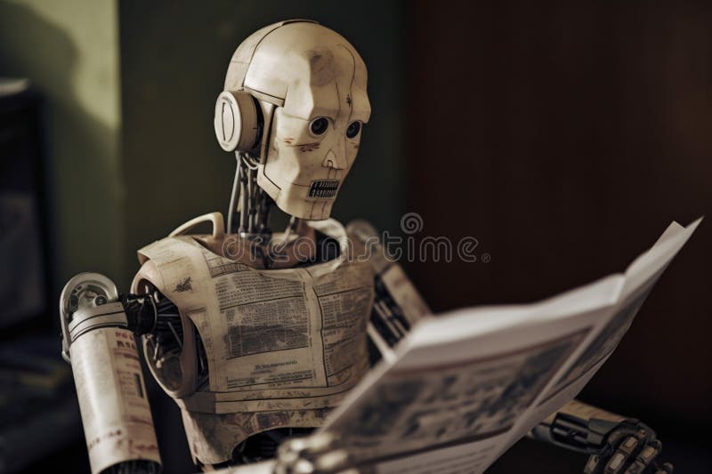 Hand Technology Robot Office Laptop Ai Artificial Digital Paper ...