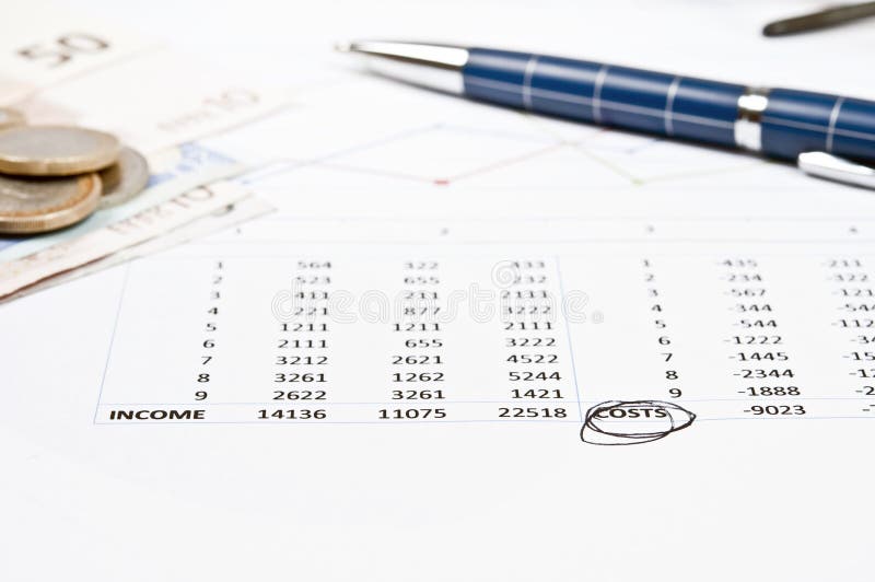 Financial paper stock photo. Image of economics, growth - 20110770