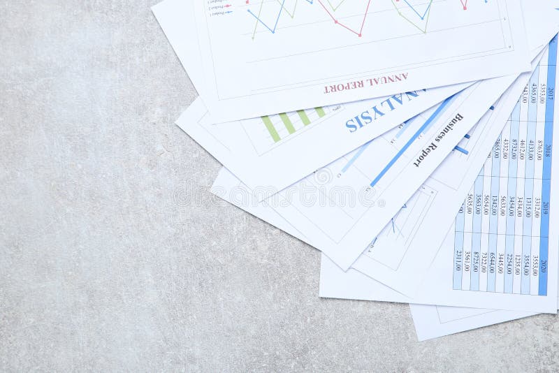 Financial papers stock image. Image of investment, diagram - 158094351