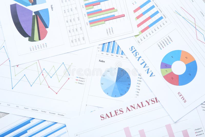 Financial papers stock image. Image of blue, online - 163668423