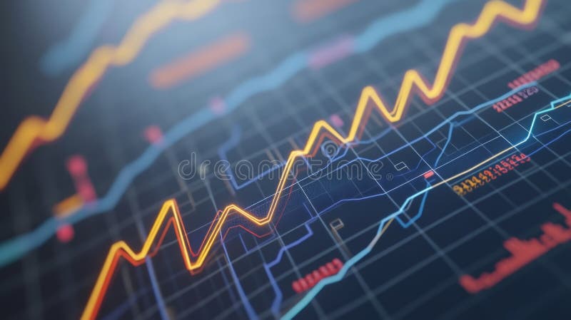 Financial Performance Analysis with Dynamic Line Charts and Data Stock ...