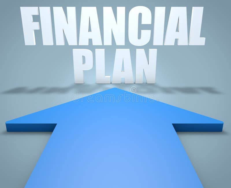 Financial Plan stock illustration. Illustration of finance - 135809185