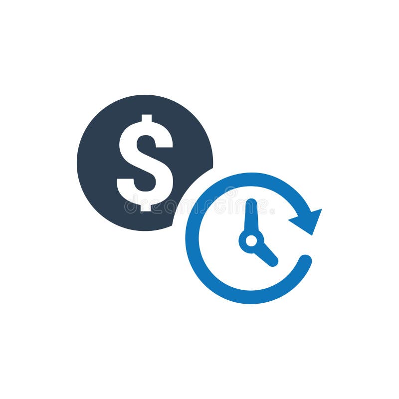 Financial Plan Icon stock vector. Illustration of time - 120048337