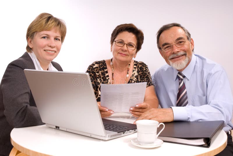 Financial planner stock image. Image of financial, explaining - 5663907