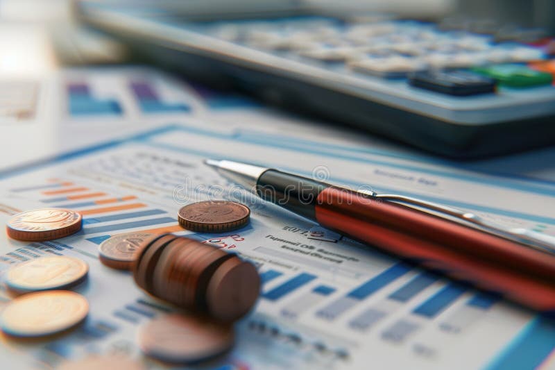 Financial Planning. Budgeting Concept Stock Illustration - Illustration ...