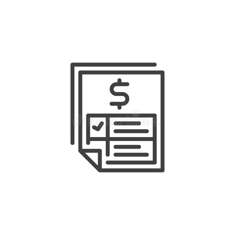 Planning Line Vector Icons and Signs. Charting, Scheduling, Estimating ...