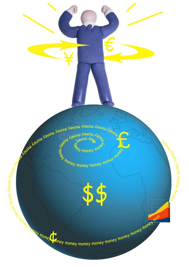 Dominating The Market stock illustration. Illustration of financial ...