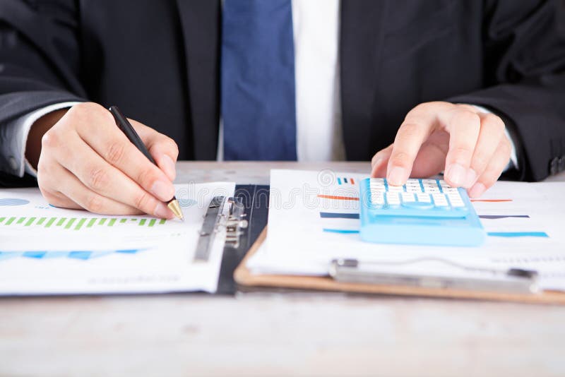 Financial Practitioners at Work Indoors Stock Image - Image of ...