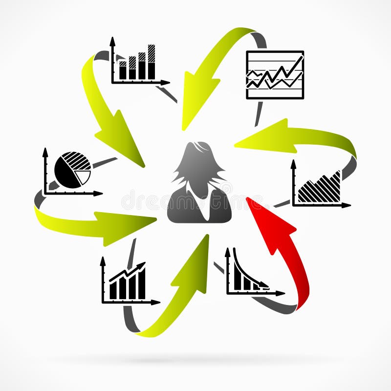 Financial Problems and Stress Vector Stock Vector - Illustration of ...