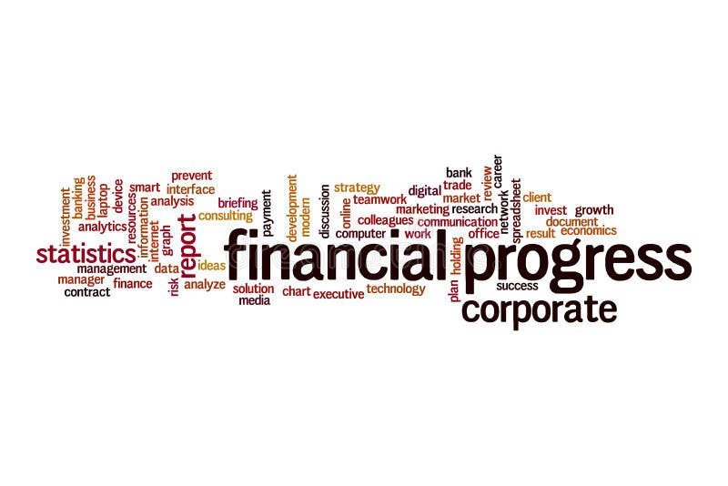 Financial Progress Report Icon Stock Vector - Illustration of vector ...