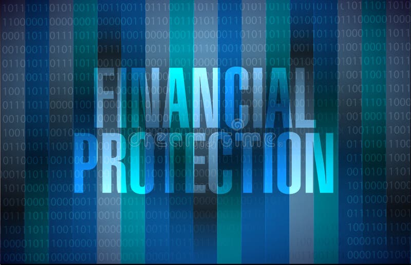 Financial Protection and Security Vector Outline Illustration, Bank ...