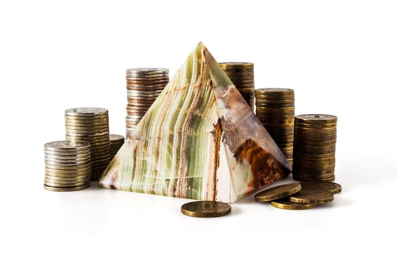 Stack of coins stock image. Image of investment, financial - 169896833