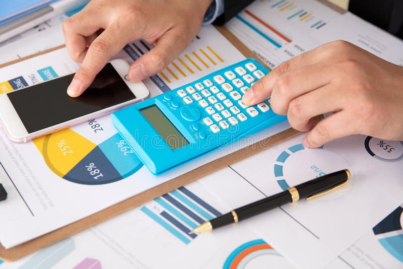 Financial Related Practitioners at Work Stock Photo - Image of ...