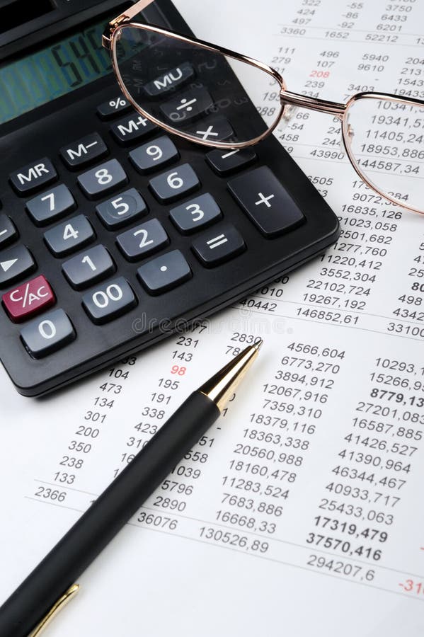 Financial report stock photo. Image of figures, chart - 14041172