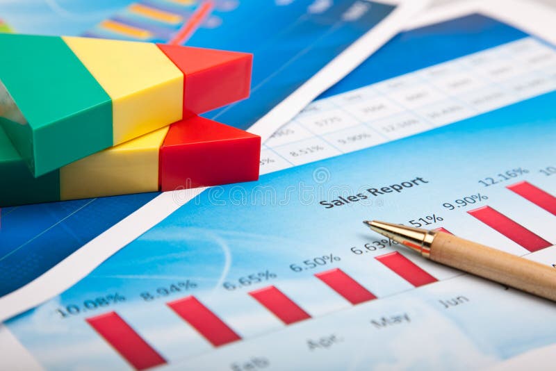 Sales report stock image. Image of chart, concept, calculation - 16935919