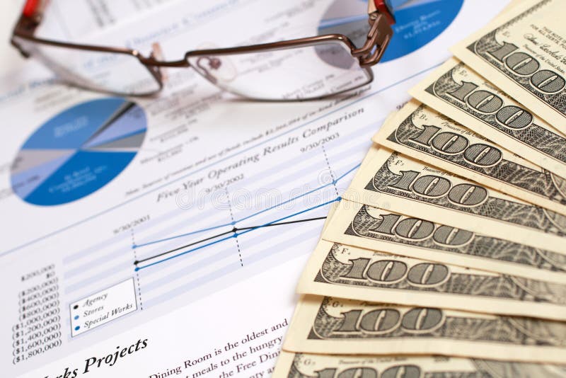 Financial Report stock photo. Image of annual, number - 6412834