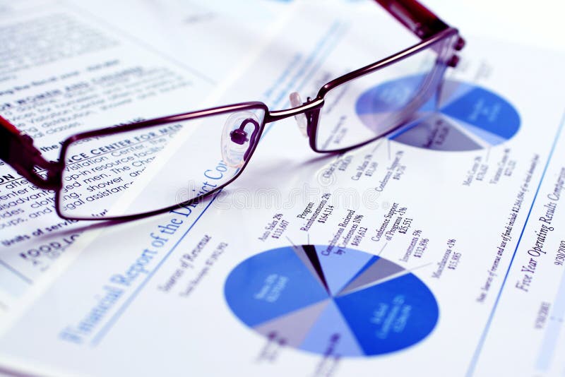 Financial Report stock image. Image of color, currency - 6413693