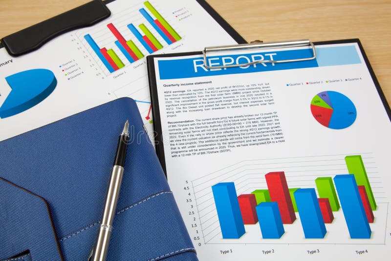 Financial report stock image. Image of market, closeup - 32584353
