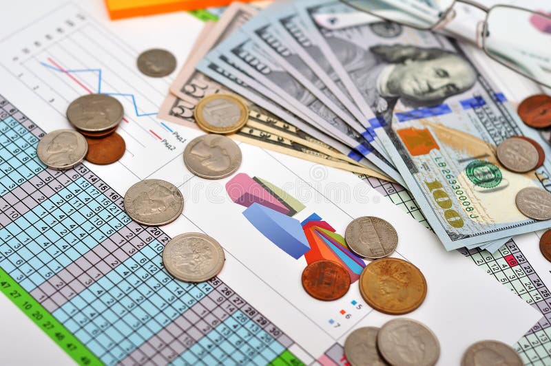 Financial report stock image. Image of financial, euro - 40615999