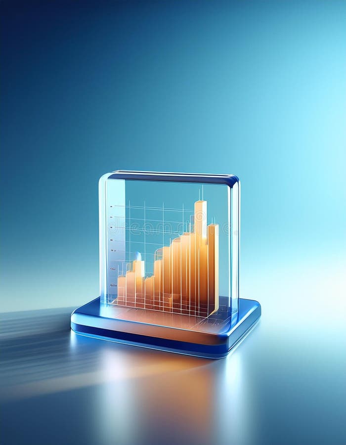 Financial Report Floating in a Soft, Neutral Background, Symbolizing ...