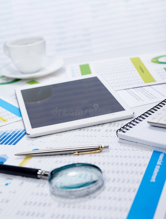 Financial review stock image. Image of figures, review - 61336607