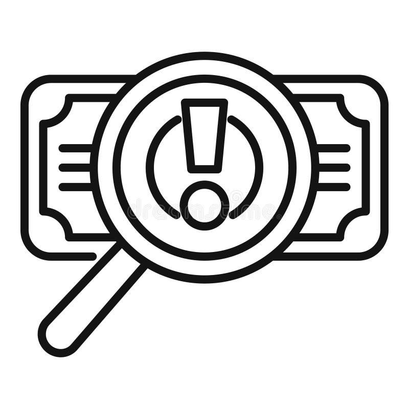 Financial Risk Assessment Under Magnifying Glass Stock Illustration ... Financial Risk Assessment Under Magnifying Glass Stock Illustration ...