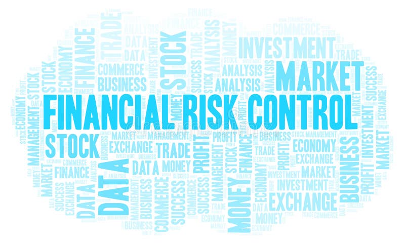 Financial Control Word Cloud. Stock Illustration - Illustration of ...