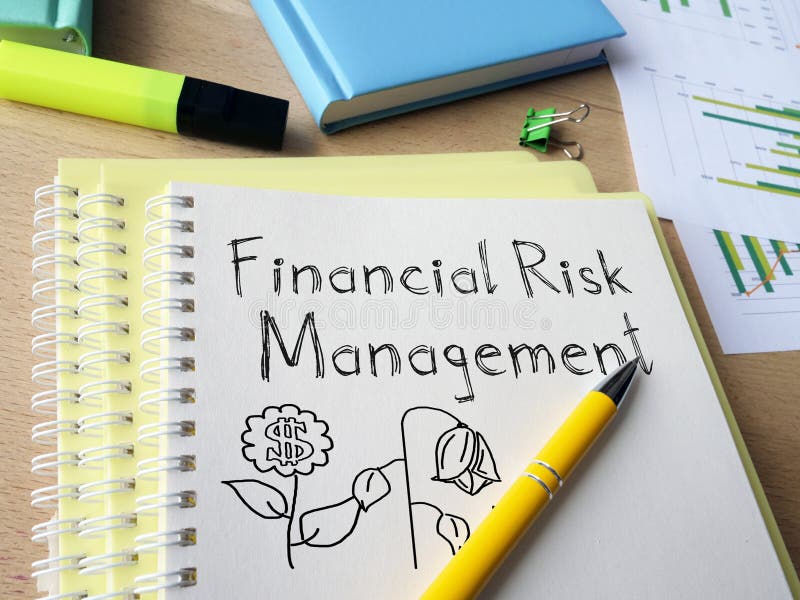 Financial Risk Management is Shown on the Photo Using the Text Stock ...