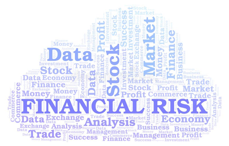 Financial Risk word cloud. stock illustration. Illustration of tagcloud ...