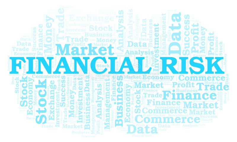Financial Risk word cloud. stock illustration. Illustration of tagcloud ...