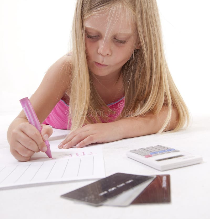 Financial savvy stock photo. Image of white, credit, pretty - 20327656